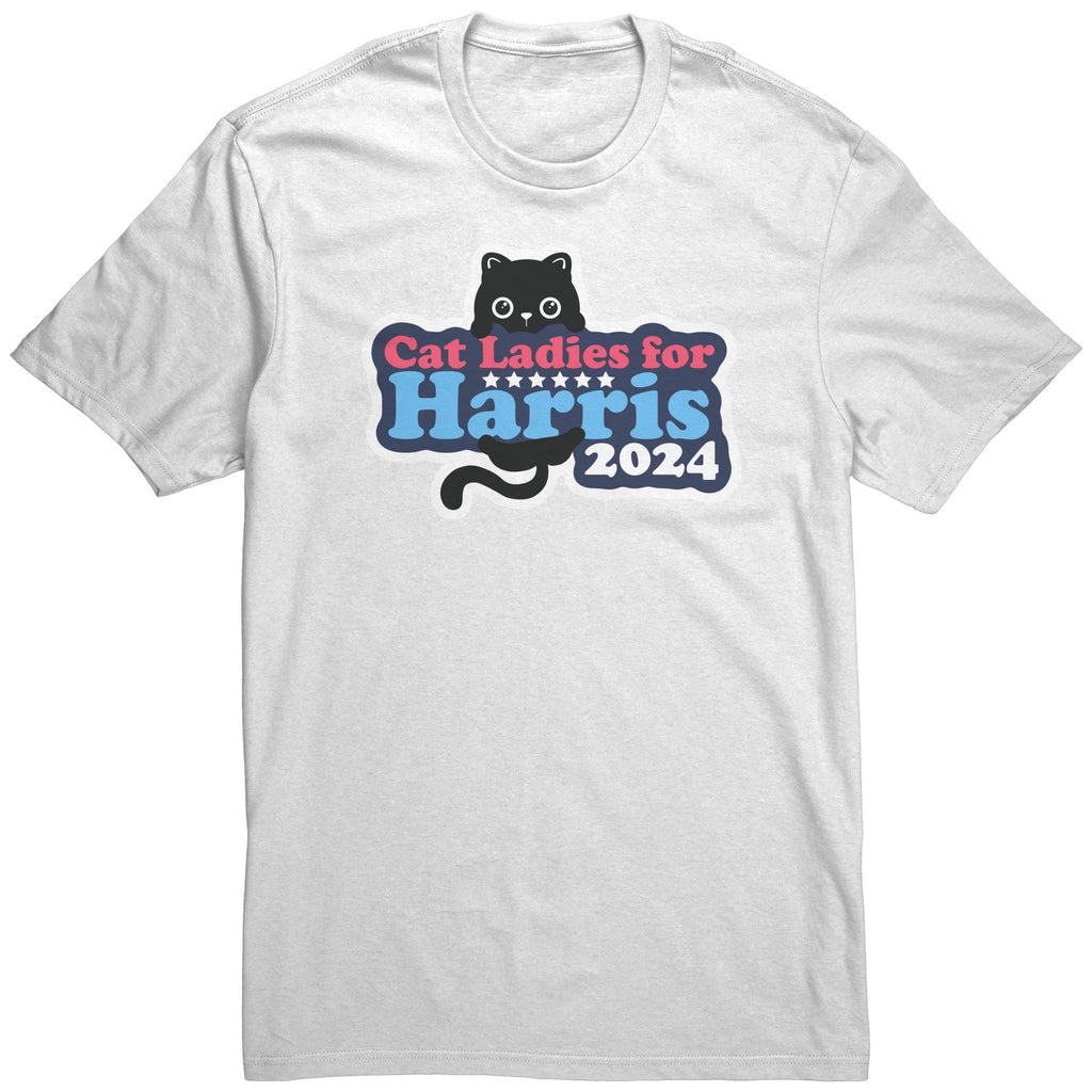 Cat Ladies for Harris Adult T-Shirt – FishbiscuitDesigns