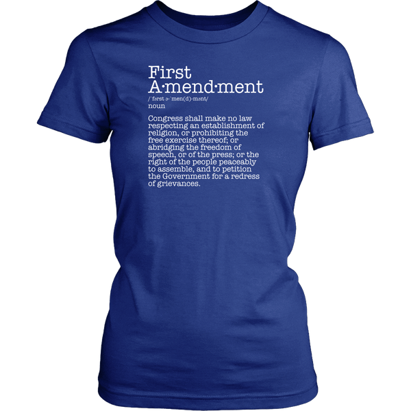 First Amendment T-Shirt – FishbiscuitDesigns