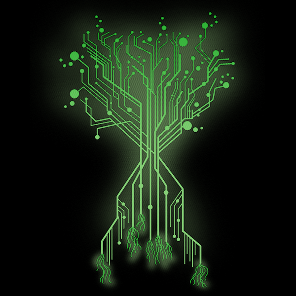 CircuiTree T-Shirt – FishbiscuitDesigns