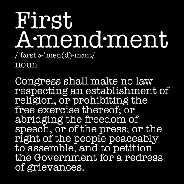 First Amendment T-Shirt – FishbiscuitDesigns