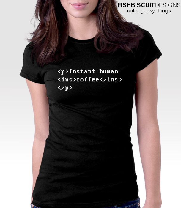 Coffee Code T-Shirt – FishbiscuitDesigns