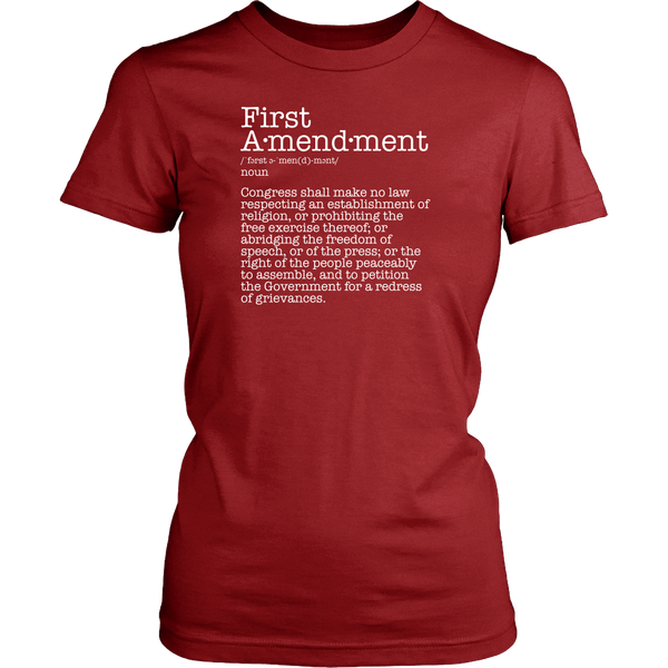 First Amendment T-Shirt – FishbiscuitDesigns