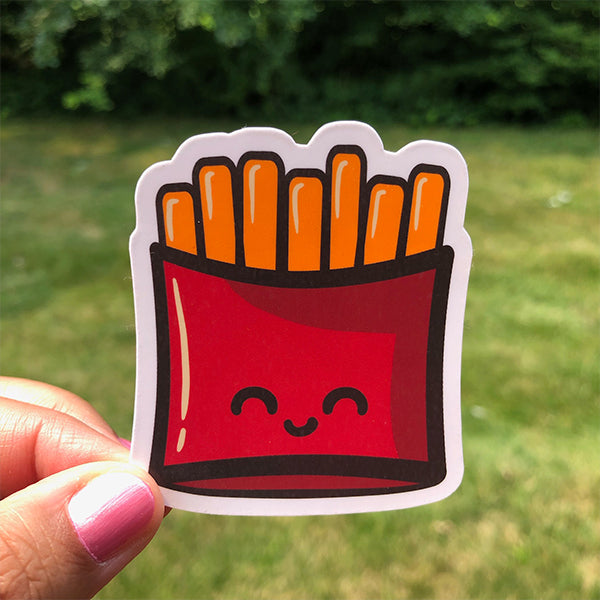 Burger Fries Sticker Pack – FishbiscuitDesigns
