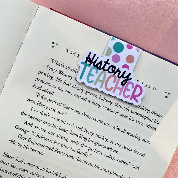 History ESL Teacher Magnetic Bookmark – FishbiscuitDesigns