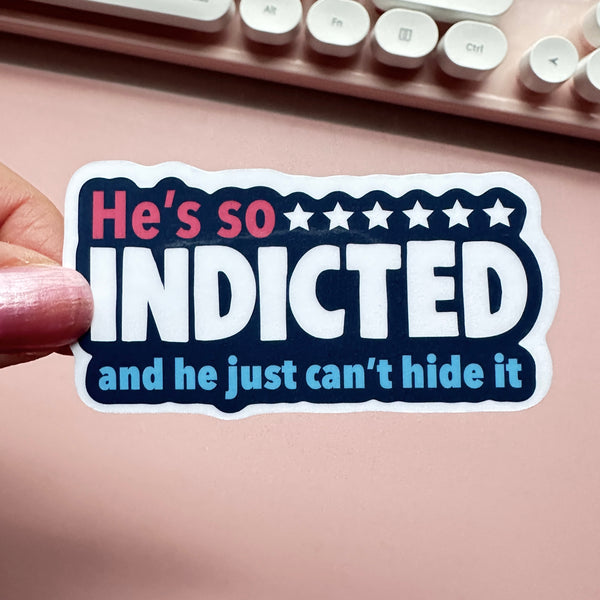 Indictment Indicted Sticker – FishbiscuitDesigns