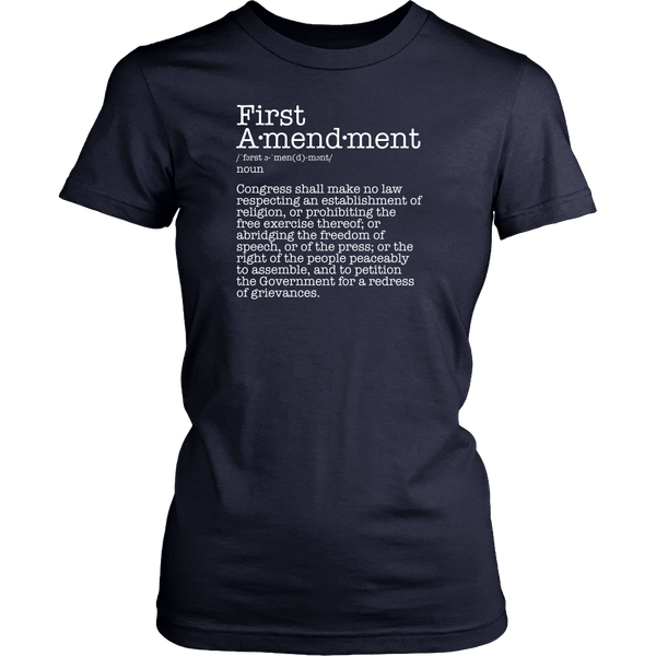 First Amendment T-Shirt – FishbiscuitDesigns