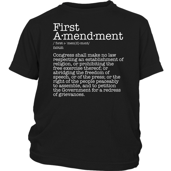 First Amendment T-Shirt – FishbiscuitDesigns