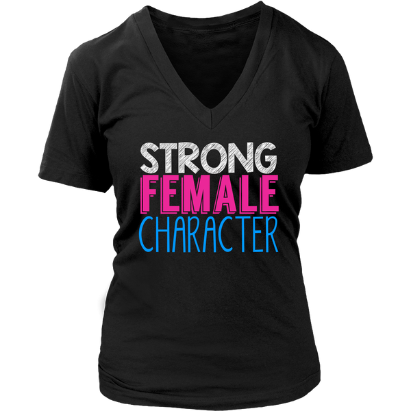 Strong Female Character T-Shirt – FishbiscuitDesigns