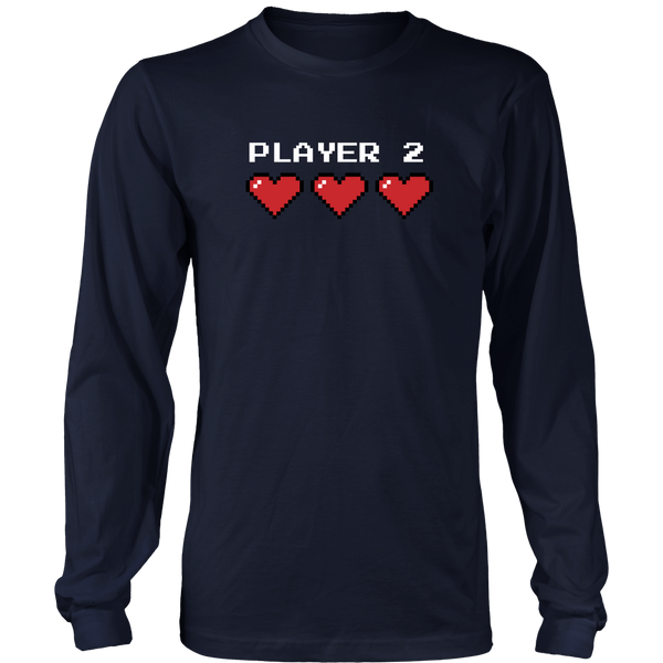Player 2 Couples T-Shirt – FishbiscuitDesigns